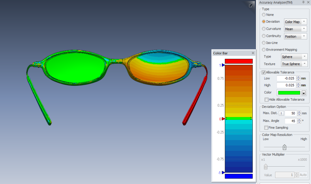 Reading Glasses 3D Scan | Laser Design