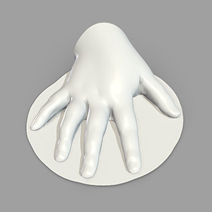 Child Hand Scan | Laser Design